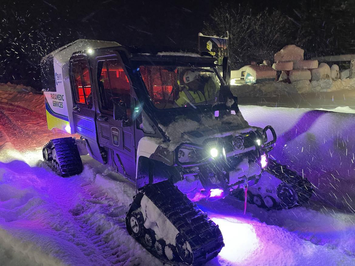 Remote Response Vehicles Aid in Deep Snow, Backcountry Rescues